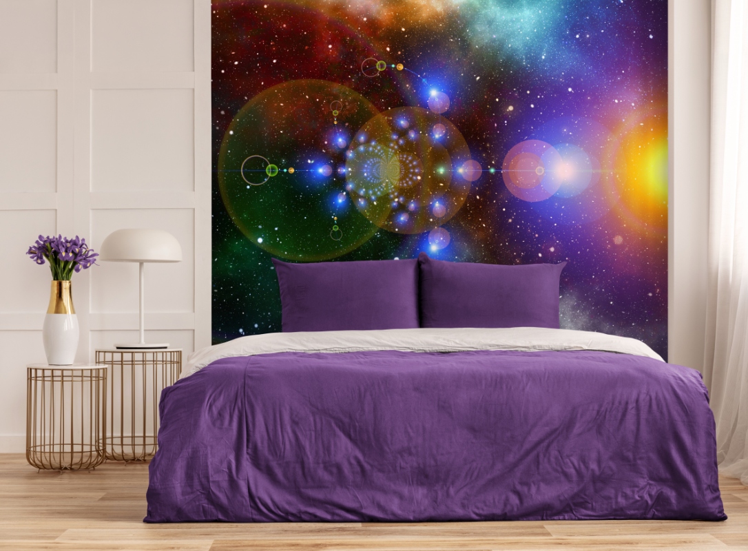 Galaxy Abstract Universe Lens Flare Sun Background-3696058-1 ...
