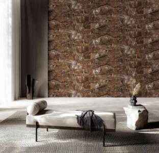 M&G2 7735 : Elegance in Stone – Stone Edge Brown - Wallpaper & Carpets ...