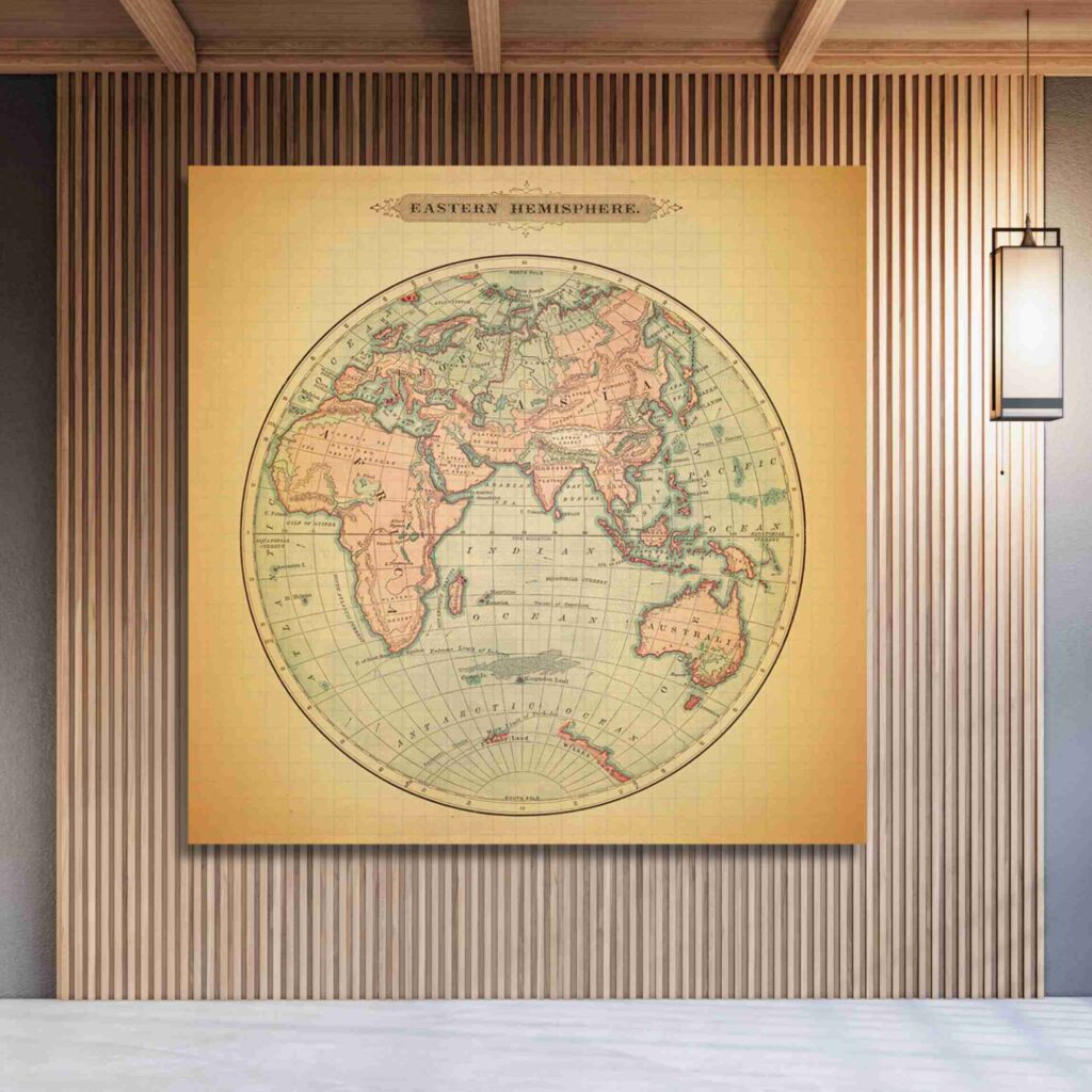 Canvas Print – Maps 1014 - Wallpaper & Carpets Distributors