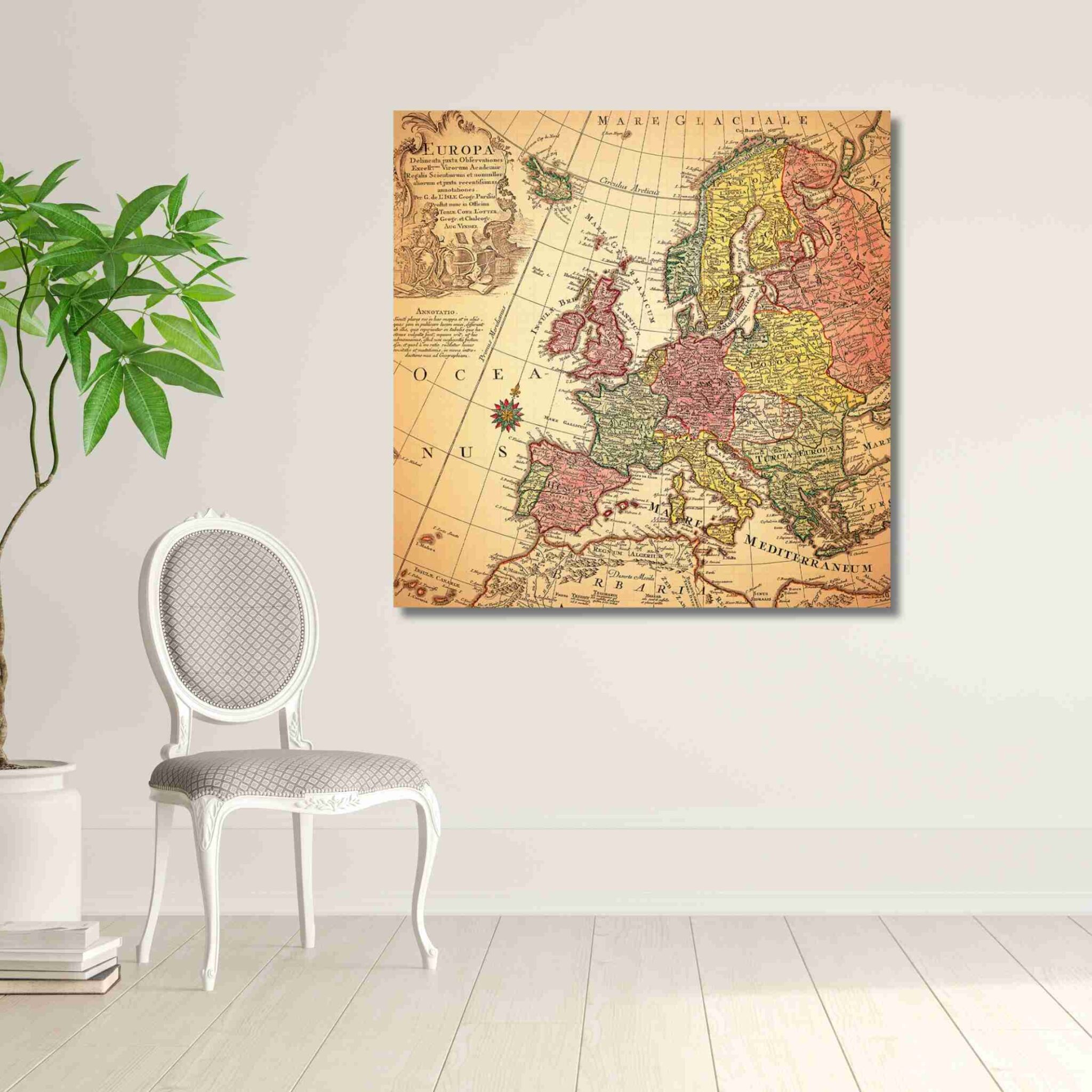Canvas Print – Maps 1015 - Wallpaper & Carpets Distributors